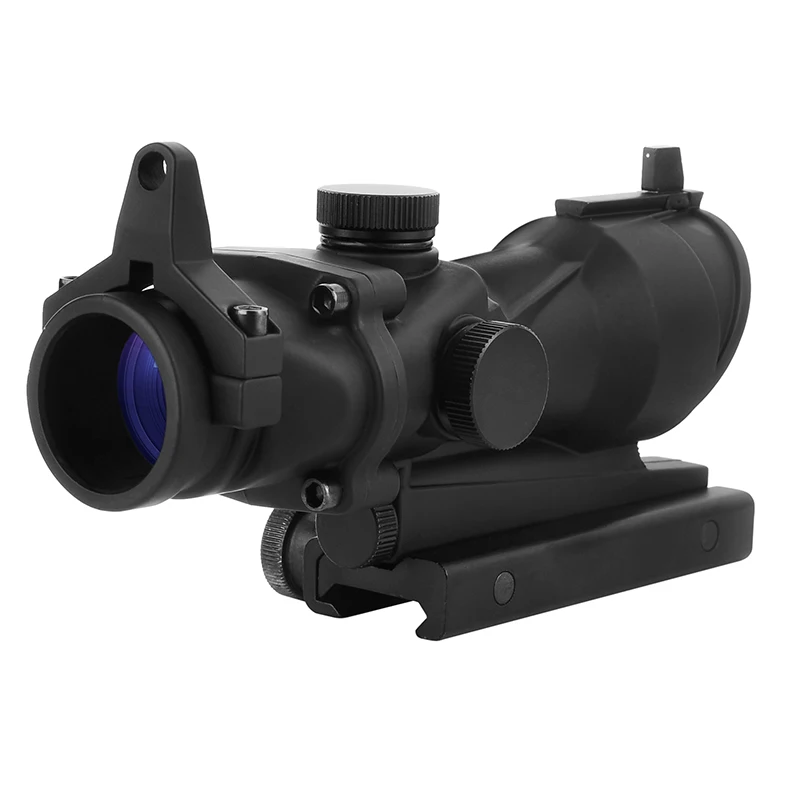 1X32 ACOG Tactical Red Dot Sight Optical Compact Riflescope Red Dot ...