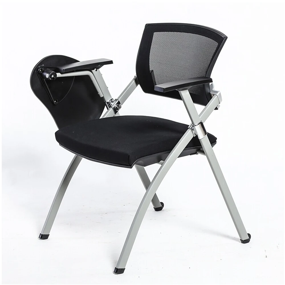 Training-Conference-Chairs-With-Table-Board-Backrest-Hollow-Out-Design ...
