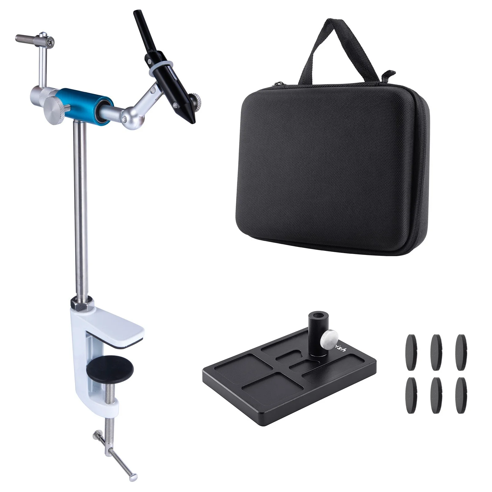 Fly-Tying-Vise-360-Degree-Rotary-Fly-Tying-Base-Stainless-Steel ...