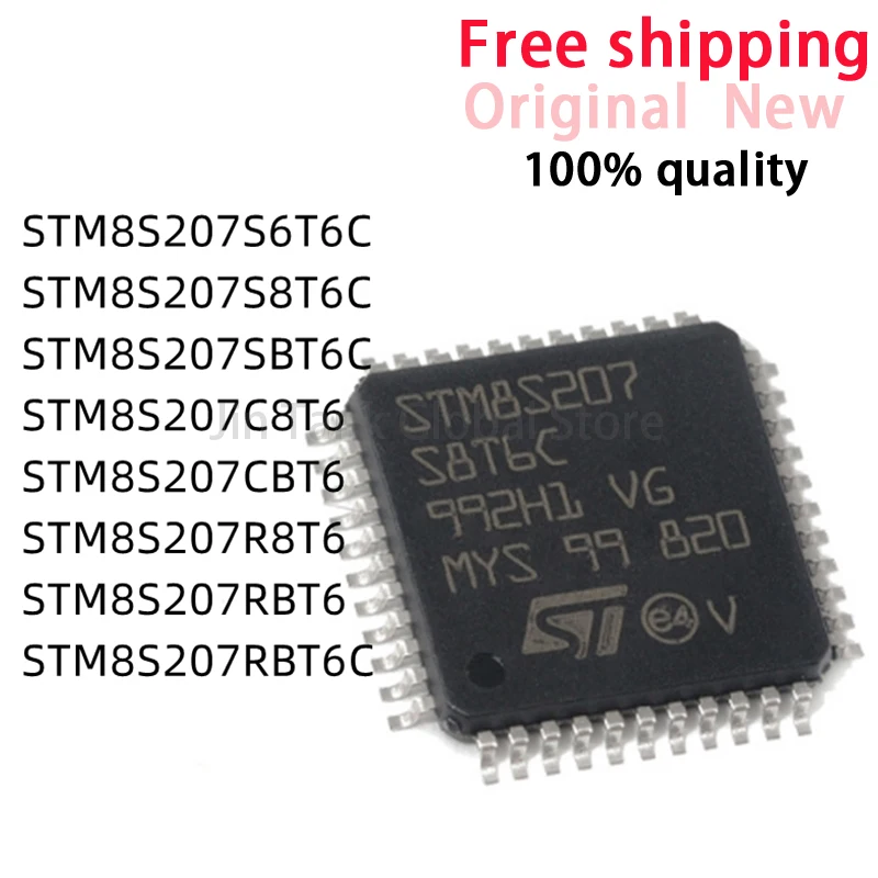 STM8S207S6T6C-STM8S207S8T6C-STM8S207SBT6C-STM8S207C8T6-STM8S207CBT6-STM8S207R8T6-STM8S207RBT6 ...