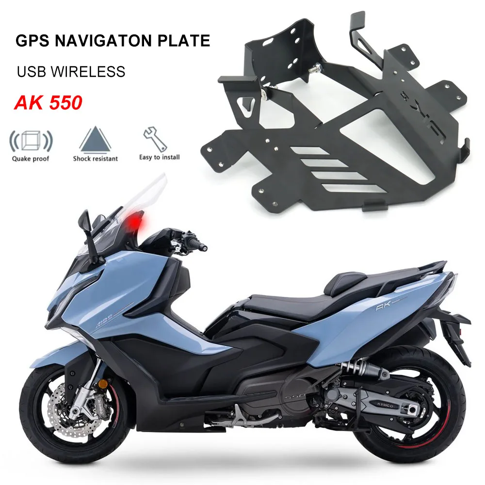 AK550-Premium-New-Motorcycle-Accessories-Phone-Holder-Stand-GPS ...