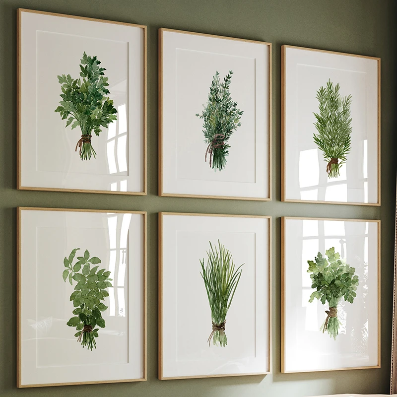 Herbs-Botanical-Art-Poster-Herbal-Bundle-Wall-Picture-Print-Botanical ...