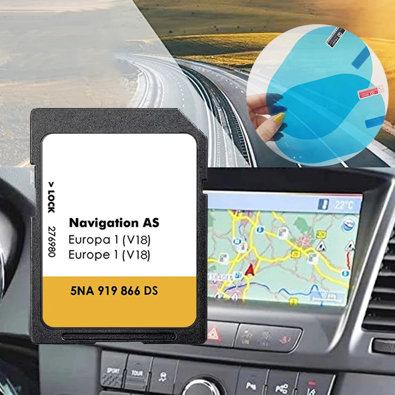 32GB Navigation SD-Karten karte für VW als V18 entdecken Medien Mib2 Golf 7 Europa Sat Nav Karte