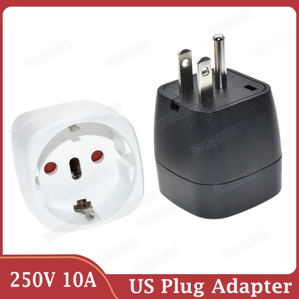 Europe-to-US-Plug-Adapter-USA-Outlet-Plug-Converter-Convert-Type-C-E-F ...