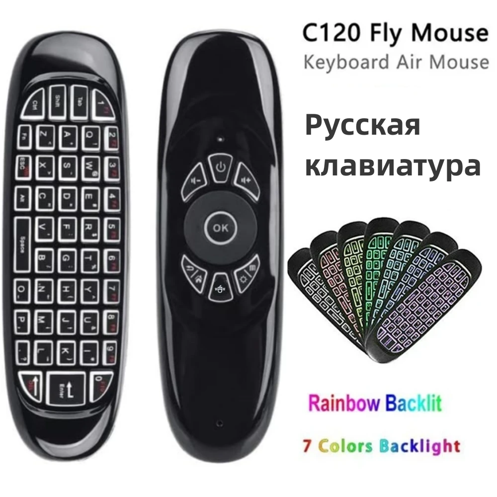 Fly-Air-teclado-inal-mbrico-con-Control-remoto-inteligente-rat-n-USB ...