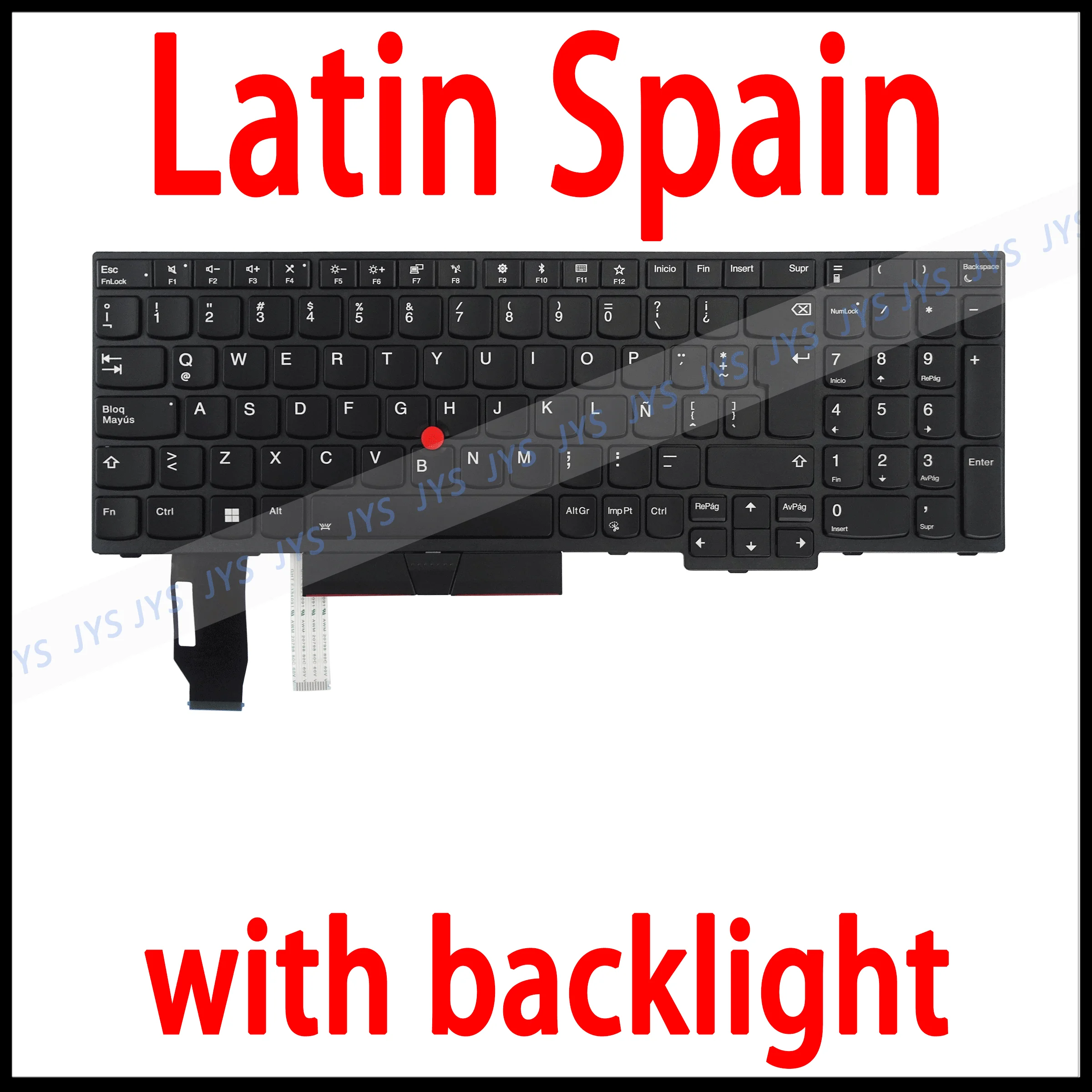 Laptop Replacement US Layout Keyboard For Lenovo ThinkPad E580 439599
