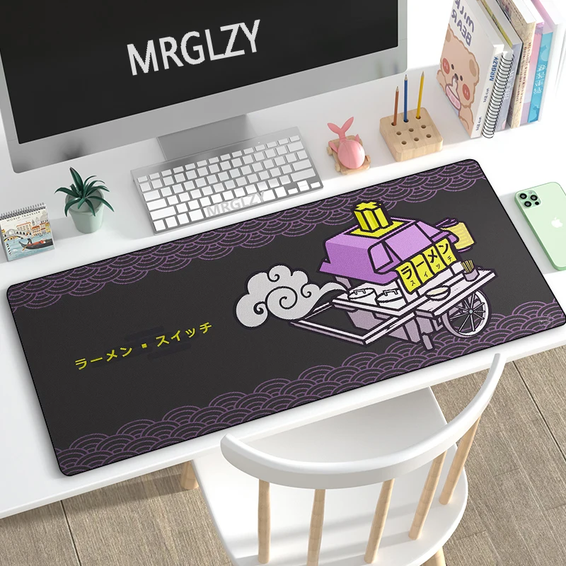 Japanese Style Gaming Mouse Pad Rubber Keyboard Mousepas Carpets Sushi ...