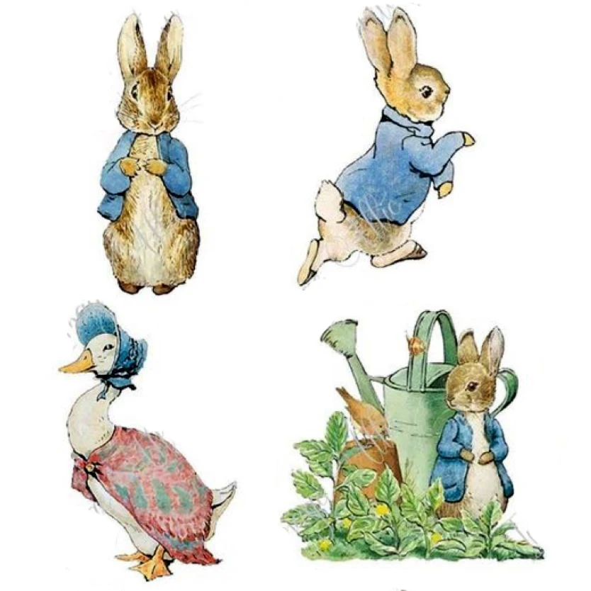 Rabbit Duck Transparent Silicone Rubber Stamp and Die Sheet Cling ...