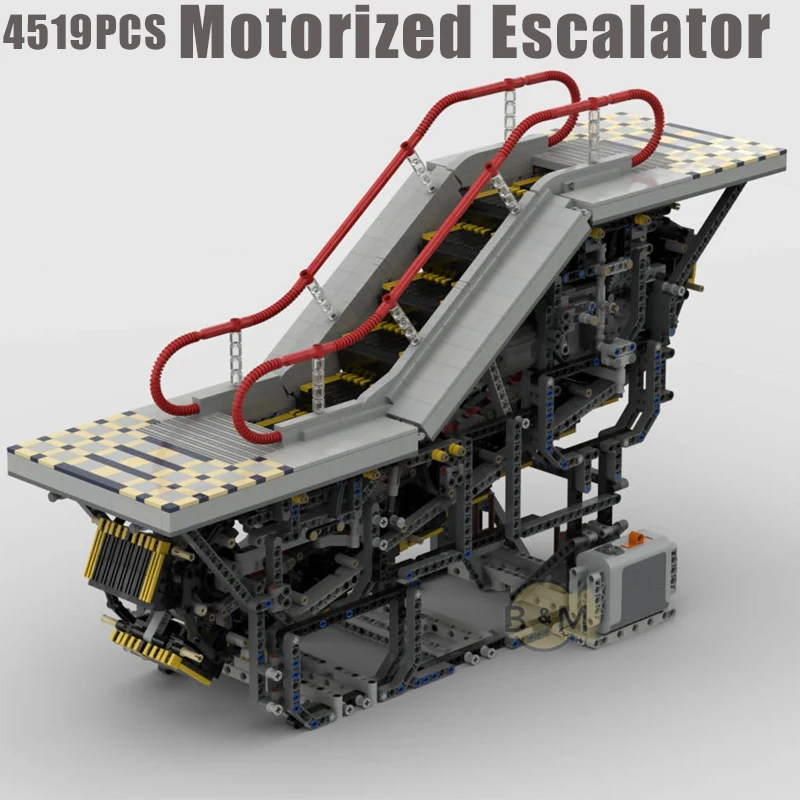 NEW-Motorized-Escalator-model-buiding-kit-block-self-locking-bricks ...