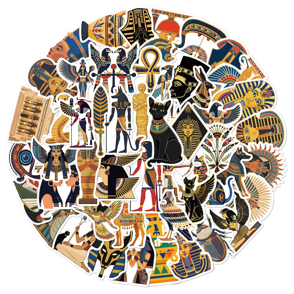 10/30/50PCS Ancient Egypt Culture Stickers Graffiti Decoration DIY ...