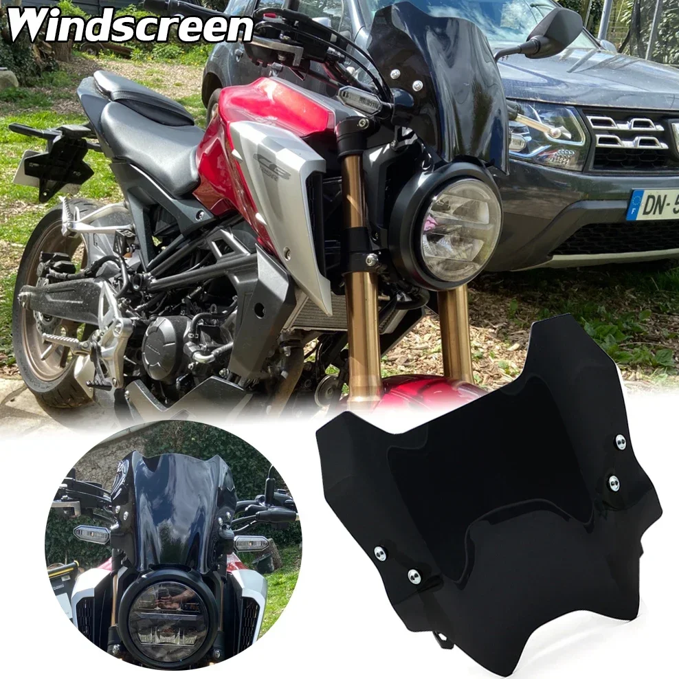 For Honda CB125R Windshield Windscreen Wind Deflector CB150R CB 125R ...