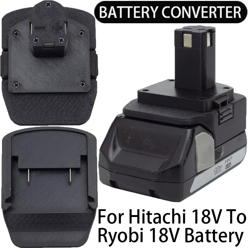 Battery-Converter-for-Ryobi-18V-Tools-to-Hitachi-Hikoki-18V-Lithium-Ion-Battery-Adapter-Power ...