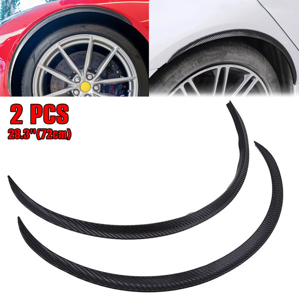 2pcs-72cm-Car-Arch-Wheel-Fender-Flare-Extension-Protector-Lip-Car-Anti ...