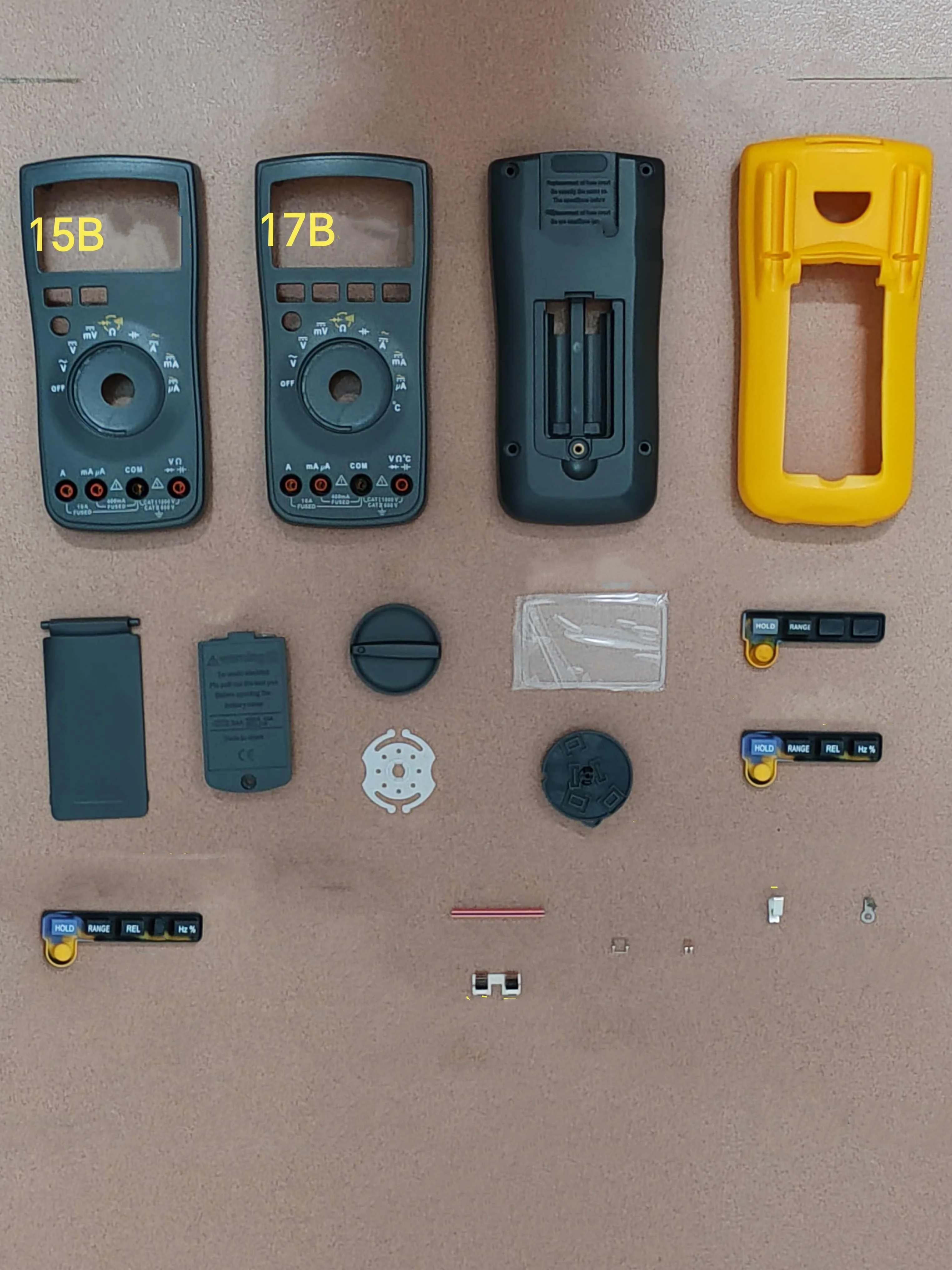 1Pcs Multimeter Thermometer Clamp Meter Battery Shrapnel Cover Screen ...