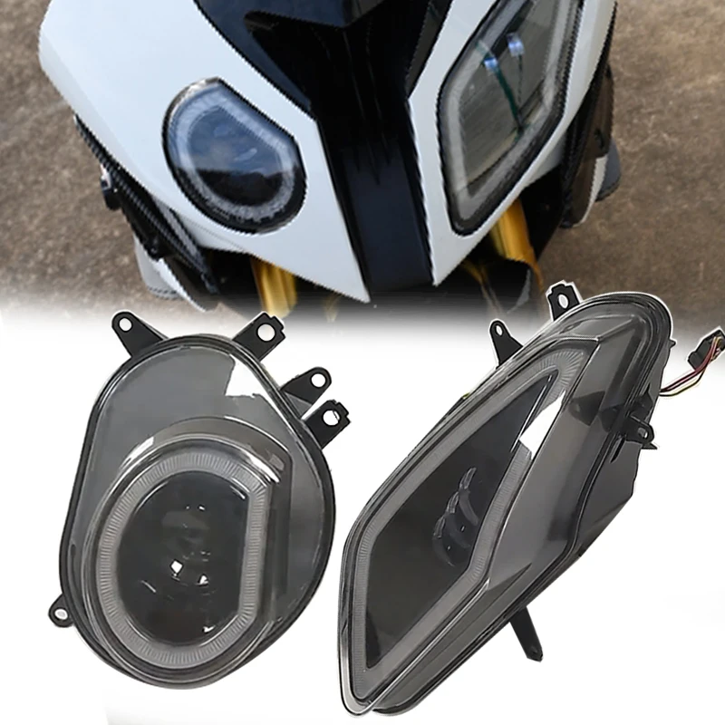 E4-E-mark12V-Motorcycle-LED-Lights-Replacment-Headlight-for-BMW-S1000RR ...