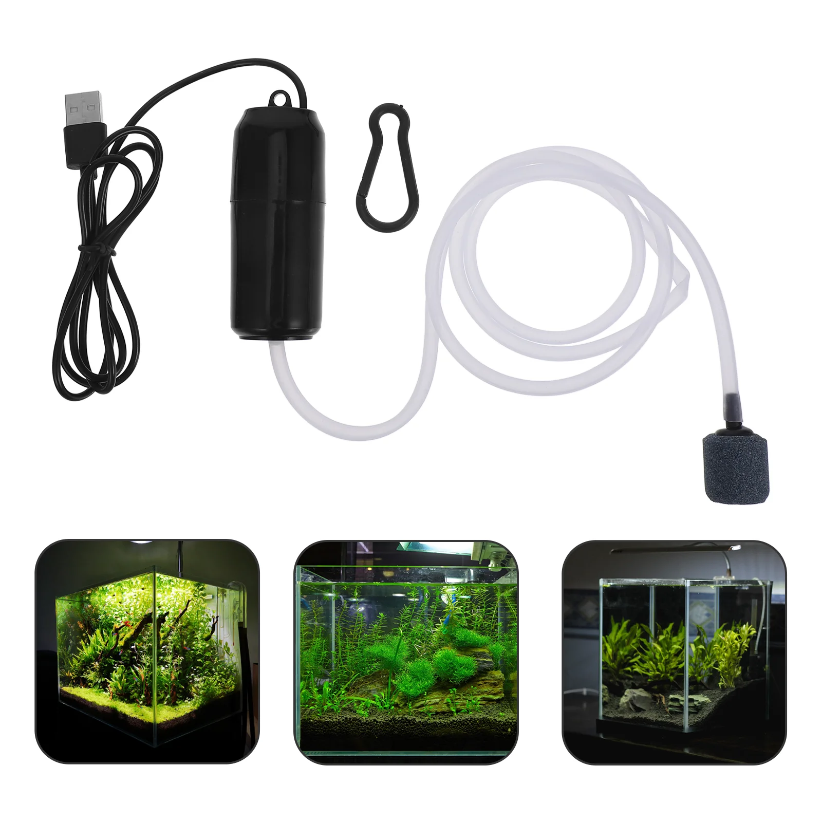 Mini Silent Usb Oxygen Pump Fish Tank Bubbler Aquarium Air Pumps ...