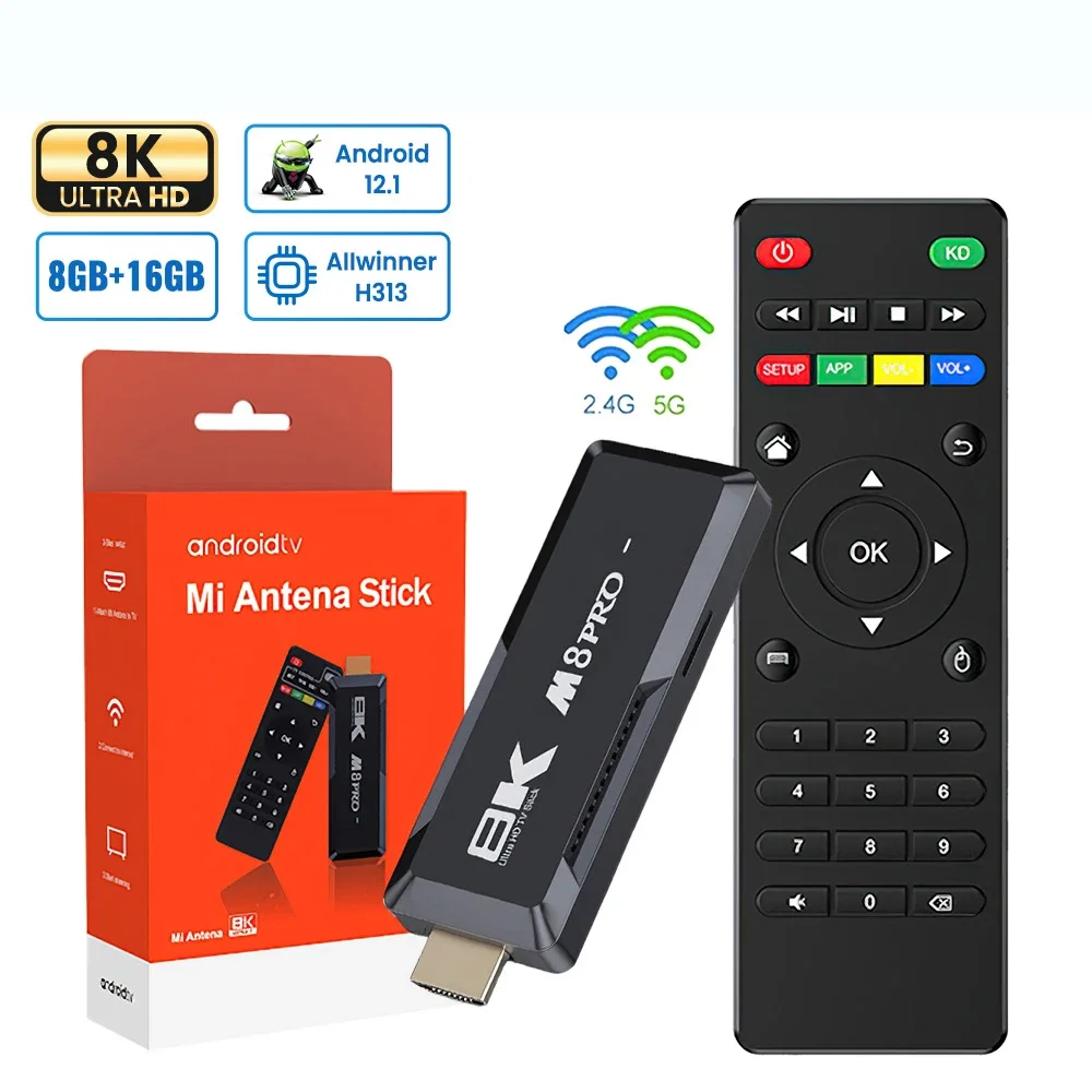M8-PRO-Smart-TV-Stick-Android-12-1-Smart-Android-TV-Box-AllWinner-H313 ...