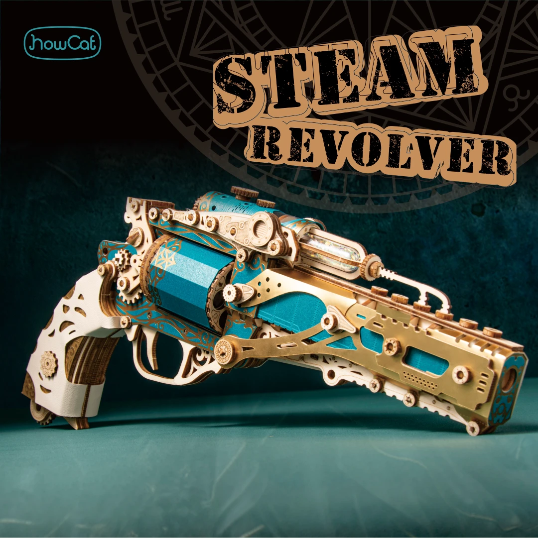 3D-Wooden-Puzzle-DIY-Steam-Revolver-Assembly-Model-Kits-Toys-For ...