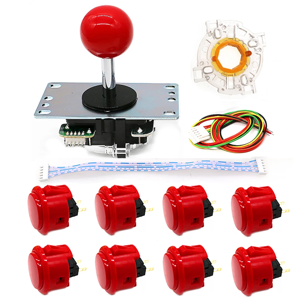 Jp-Joystick-Sanwa-8YT-Original-Obsf-30-Bot-o-Restritor-octogonal-Zero ...