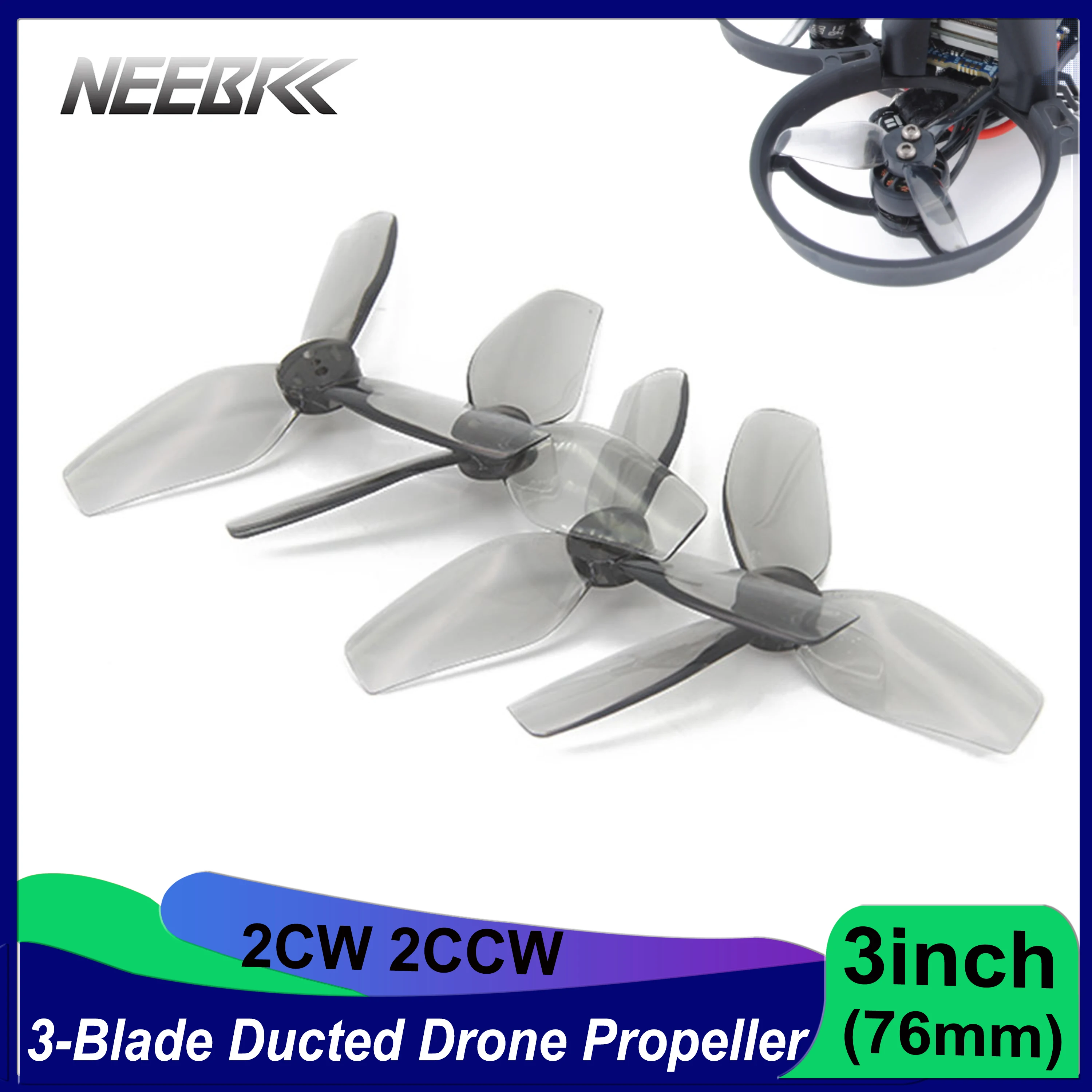 NEEBRC-PC-H-lice-Drone-Ducted-para-Drone-Racing-FPV-Freestyle-Long ...