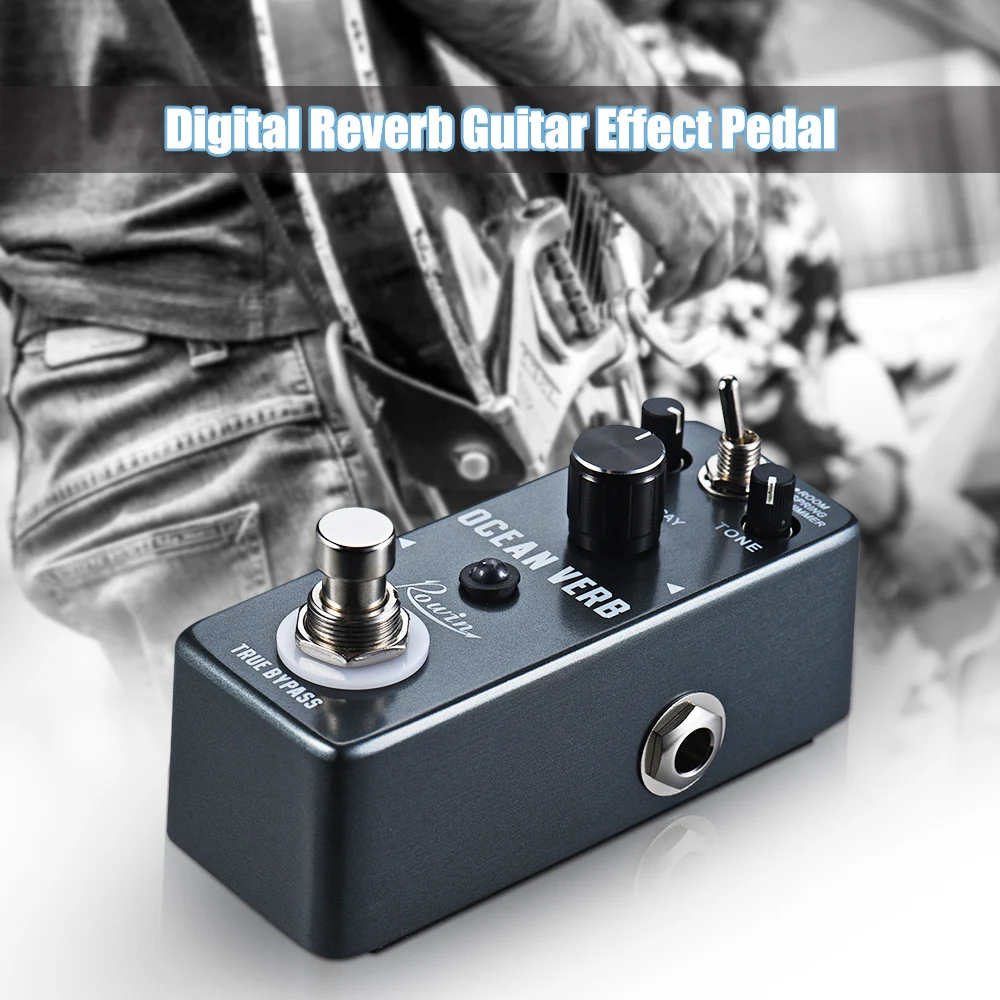 Digital Reverb Pedal Guitar | Pedal Rowin Digital Reverb | Pedal Ocean ...