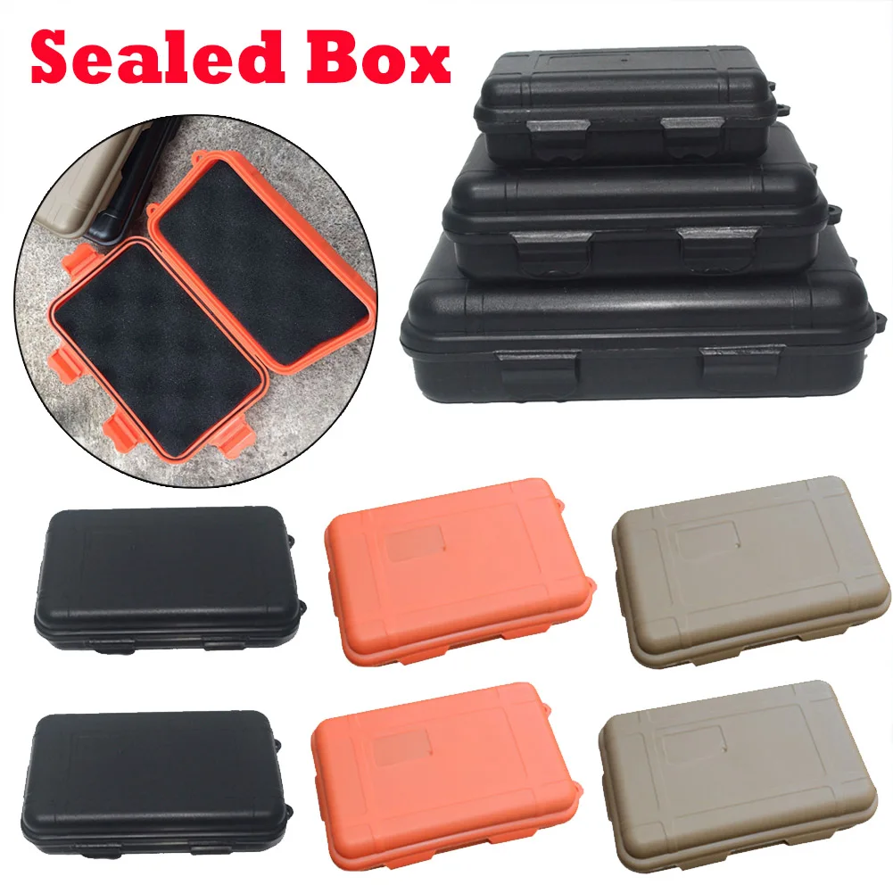 Outdoor Survival Box Container Portable Travel Storage Box Waterproof ...