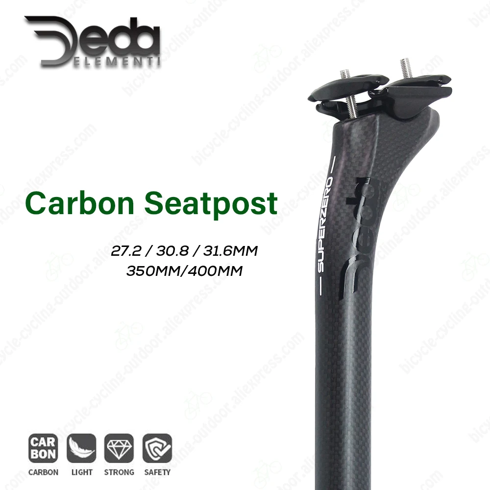 DEDA-Carbon-Seatpost-27-2-30-8-31-6mm-3k-Texture-Offset-20mm-Length ...