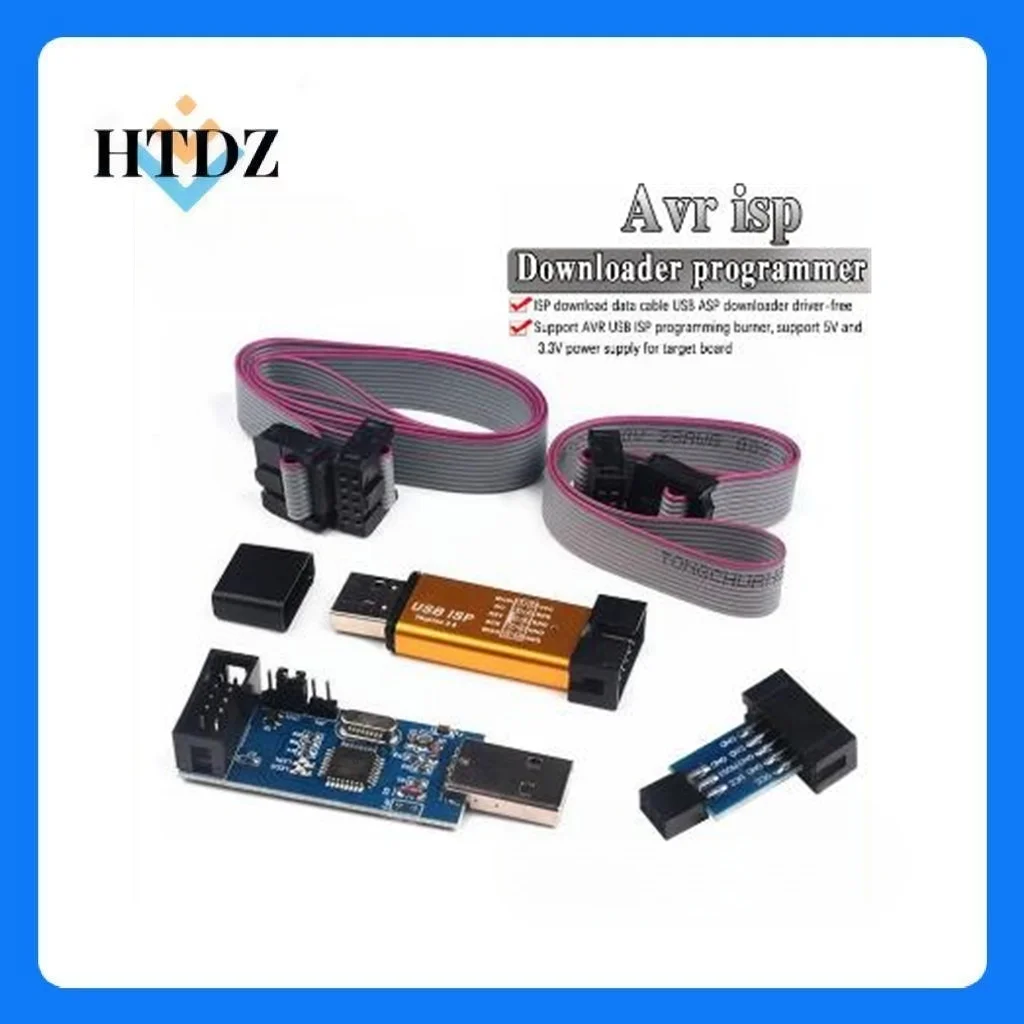 Aluminum-Shell-USBASP-USBISP-AVR-Programmer-USB-ISP-USB-ASP-ATMEGA8-ATMEGA128-Support-Win7-64 ...