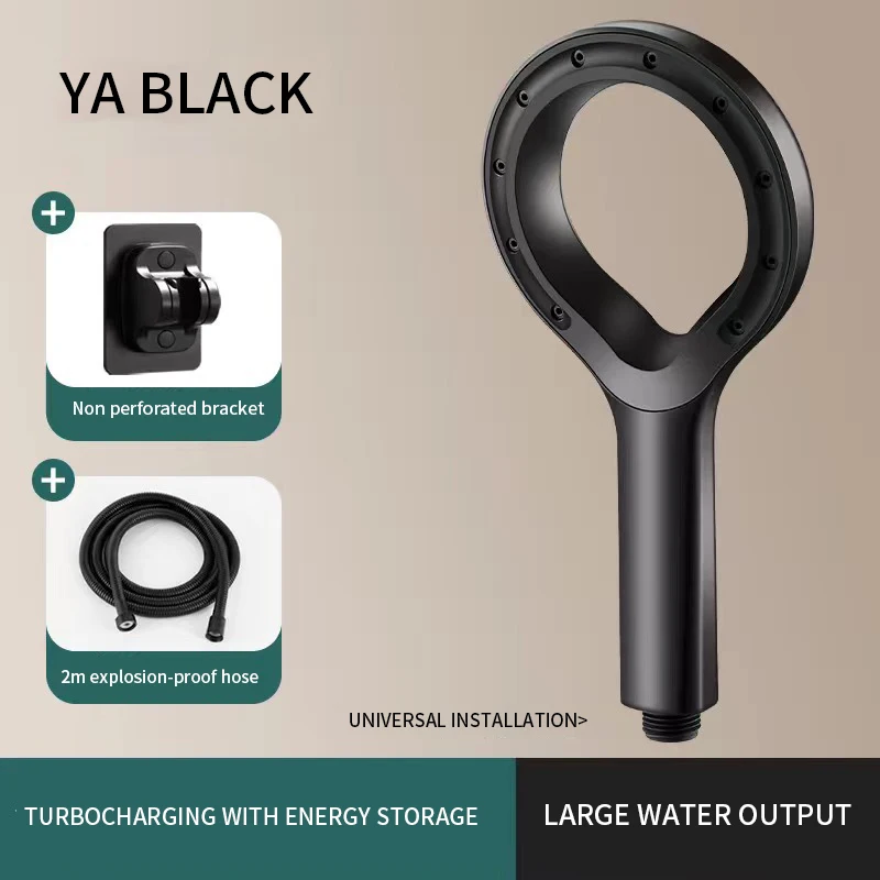 Supercharged-ring-shower-head-bath-heater-shower-bath-home-handheld ...