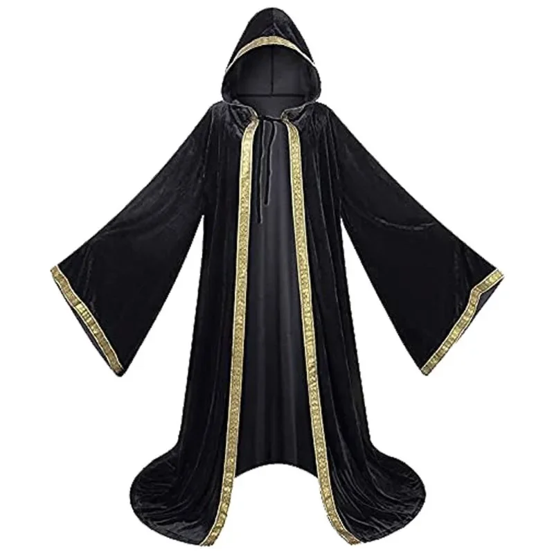 Velvet-wizard-robes-with-hats-and-sleeves-Halloween-fancy-fancy-role ...