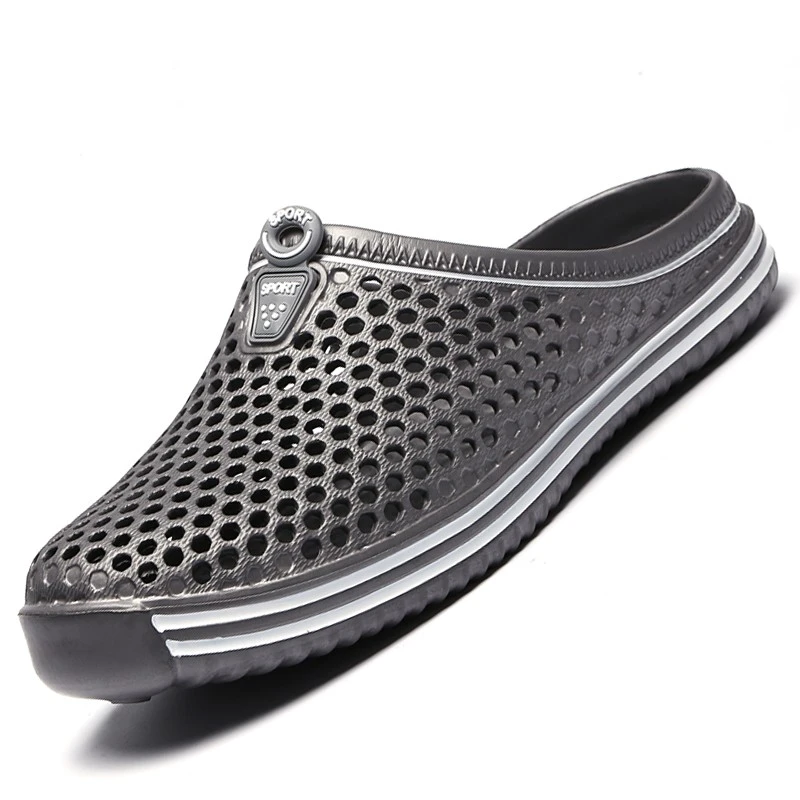 Comfortable Men Pool Sandals Summer Outdoor Beach Shoes Men Slip on ...