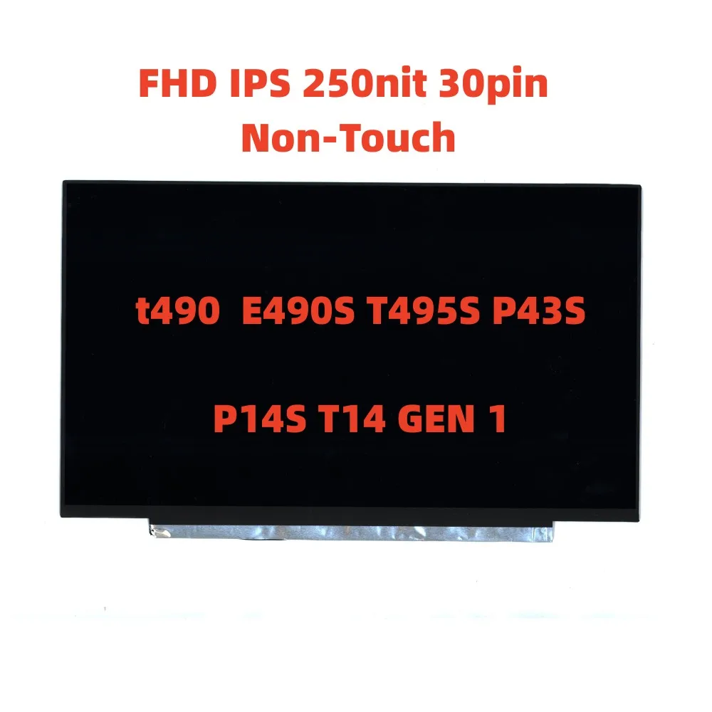 For-Lenovo-Thinkpad-t490-E490S-T495S-P43S-P14S-T14-GEN-1-FHD-1920-1080 ...
