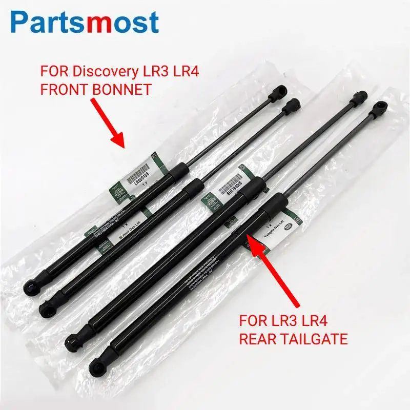 2pcs of Gas Lifts for Land Rover Discovery LR3 LR4 Bonnet Gas Spring ...