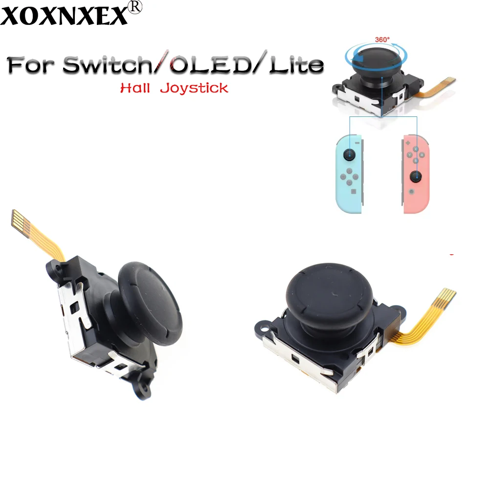 1/2PCS Replacement Hall Effect Joystick Analog Thumb Stick for Switch ...