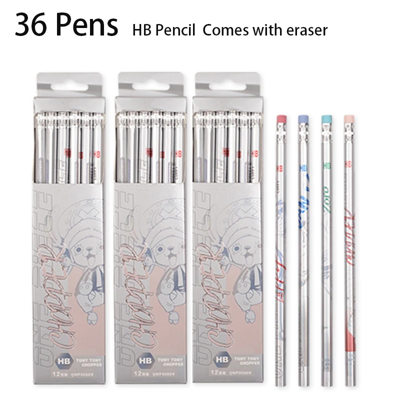 12/24pcs One Piece Hexagon Wood Pencil HB Pencil School Supplies ...