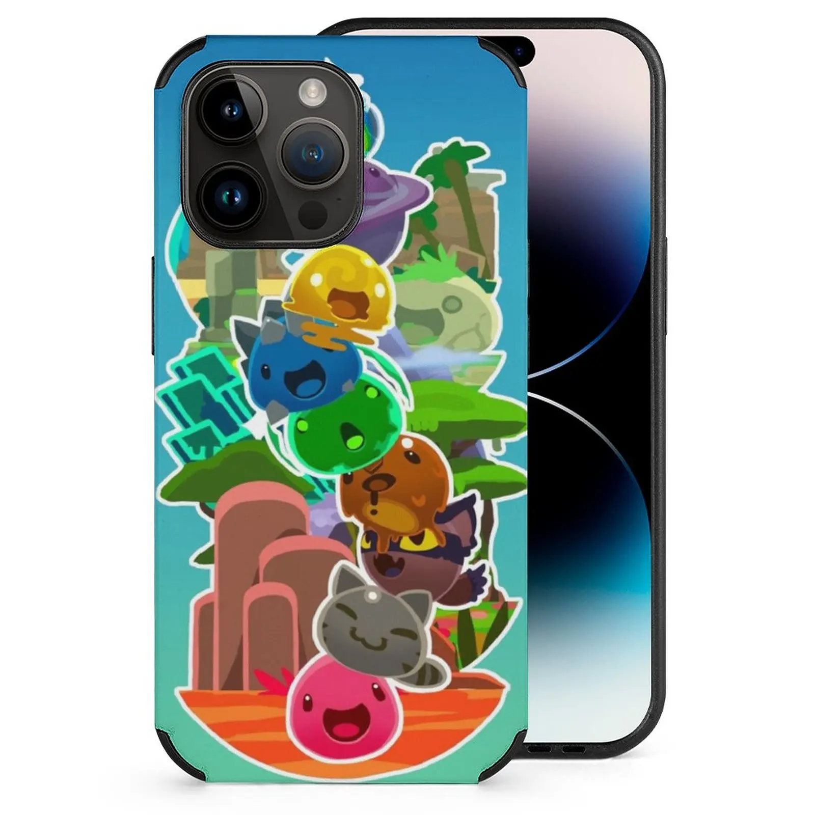 Slime Tower Fibre Case For Apple Iphone 14 13 12 11 Mini Pro Max Xr 8 7 ...