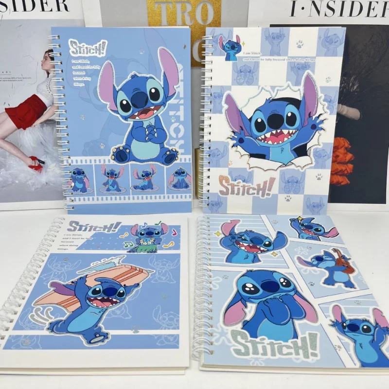 Cartoon-Stitch-Notebook-Student-Cute-Pet-Lilo-Loose-leaf-Coil-Book ...