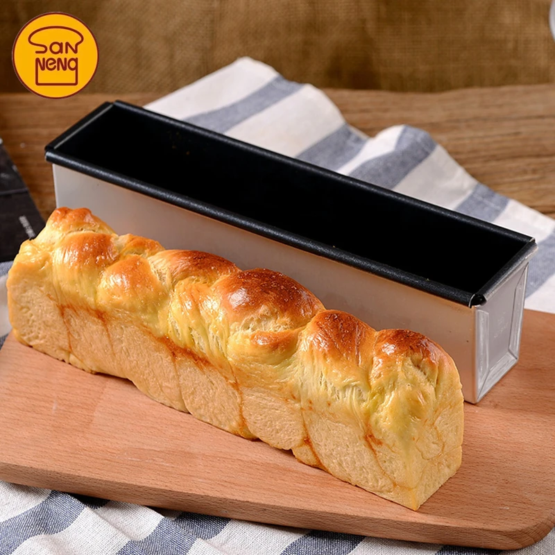 Japanese-Retro-Long-Aluminized-Steel-Toast-Bread-Box-Baking-Mold-Pound ...