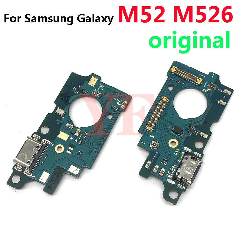 Original para samsung galaxy m52 m53 m536b m526 5g usb porto de carregamento doca carregador ...