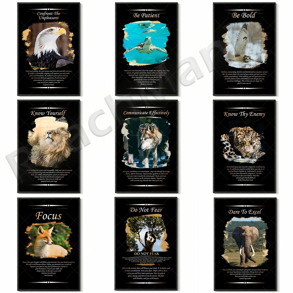 Integrity Lion Poster