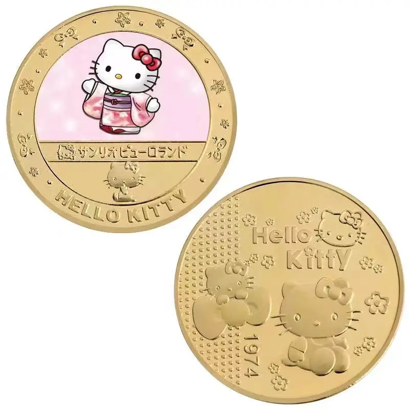 Hello Kitty 50th Anniversary Commemorative Coins Cartoons Anime ...