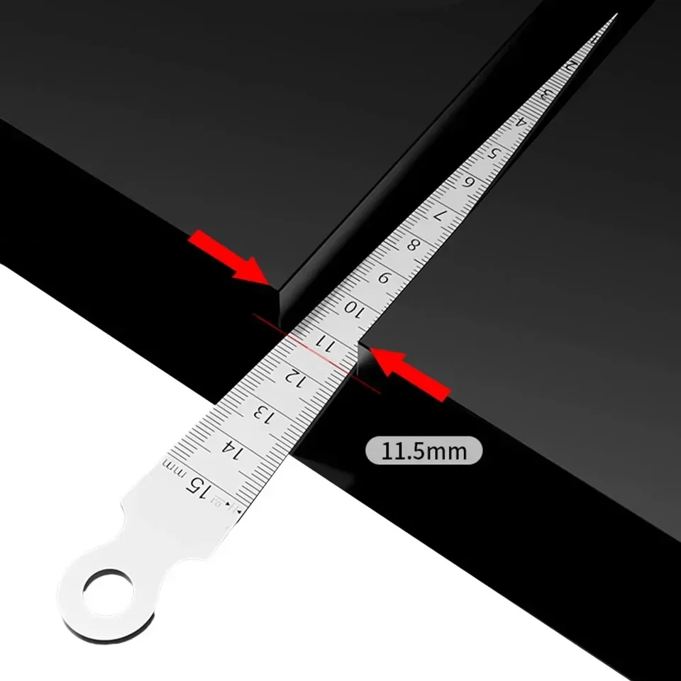 Triangular Wedge Feeler Set 10mm Stainless Steel Feeler Gauge Set ...