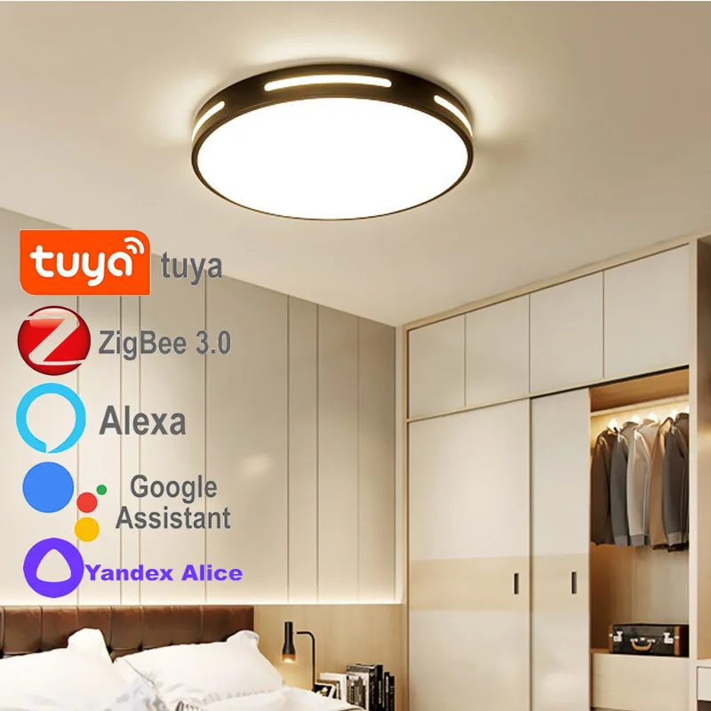 Zigbee-Tuya-Smart-Hue-Led-Ceiling-Lamp-2MQTT-Modern-Chandelier-Home ...