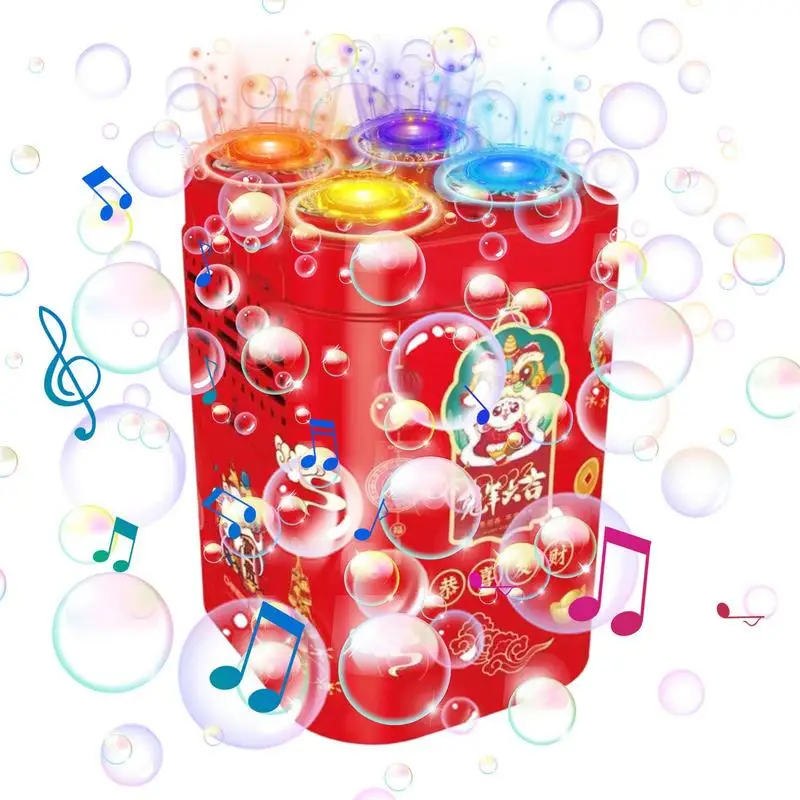 48 Holes Electric Fireworks Bubble Machine With Flash Lights Sounds For ...