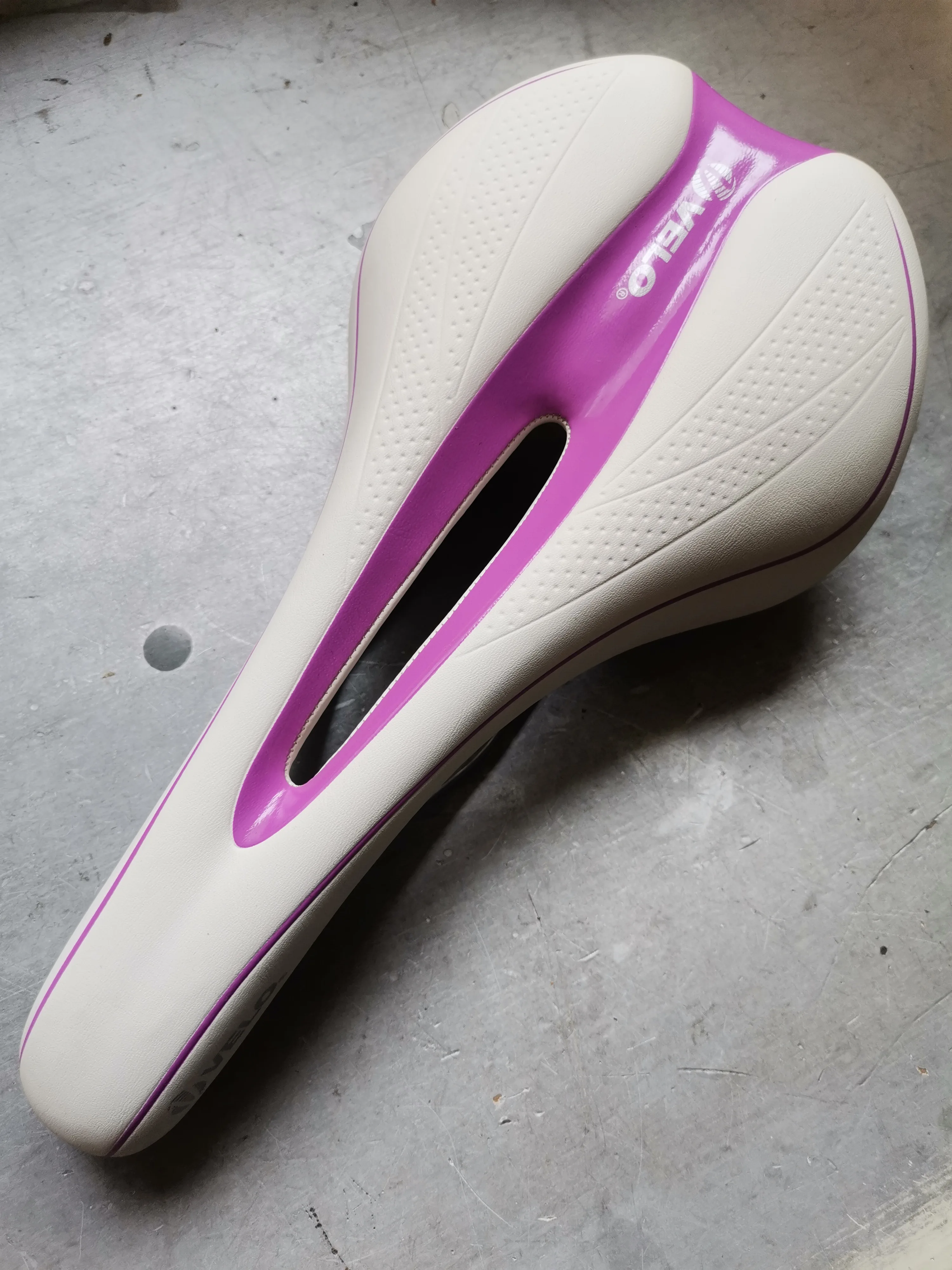 Sill-n-de-bicicleta-VELO-color-morado-rosa-y-blanco-tama-o-265x142mm ...