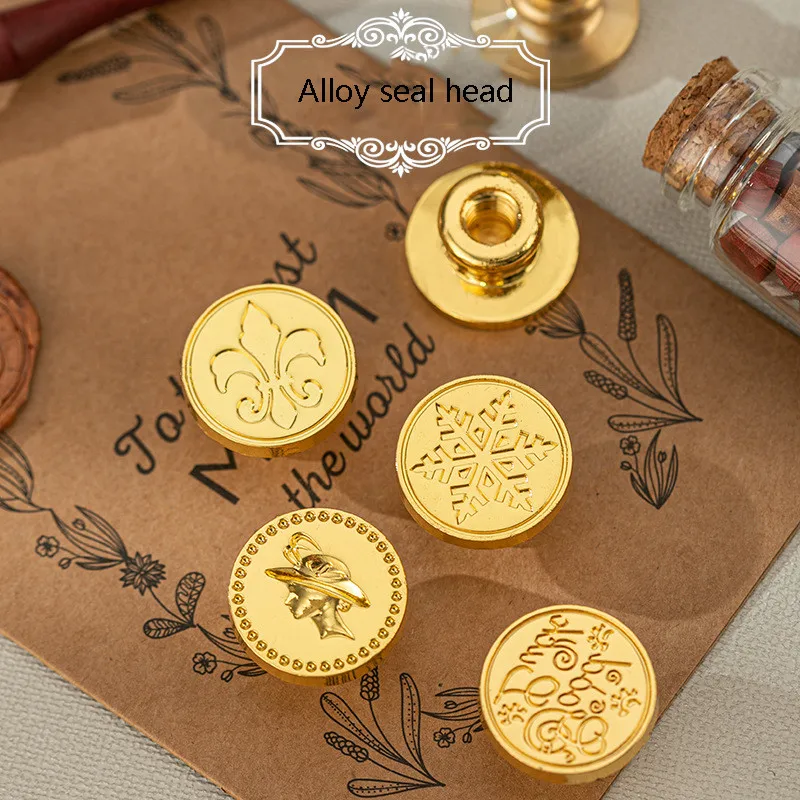 Rose Garden Retro Seal Wax Stamp Head Fire Paint Embossed for DIY ...
