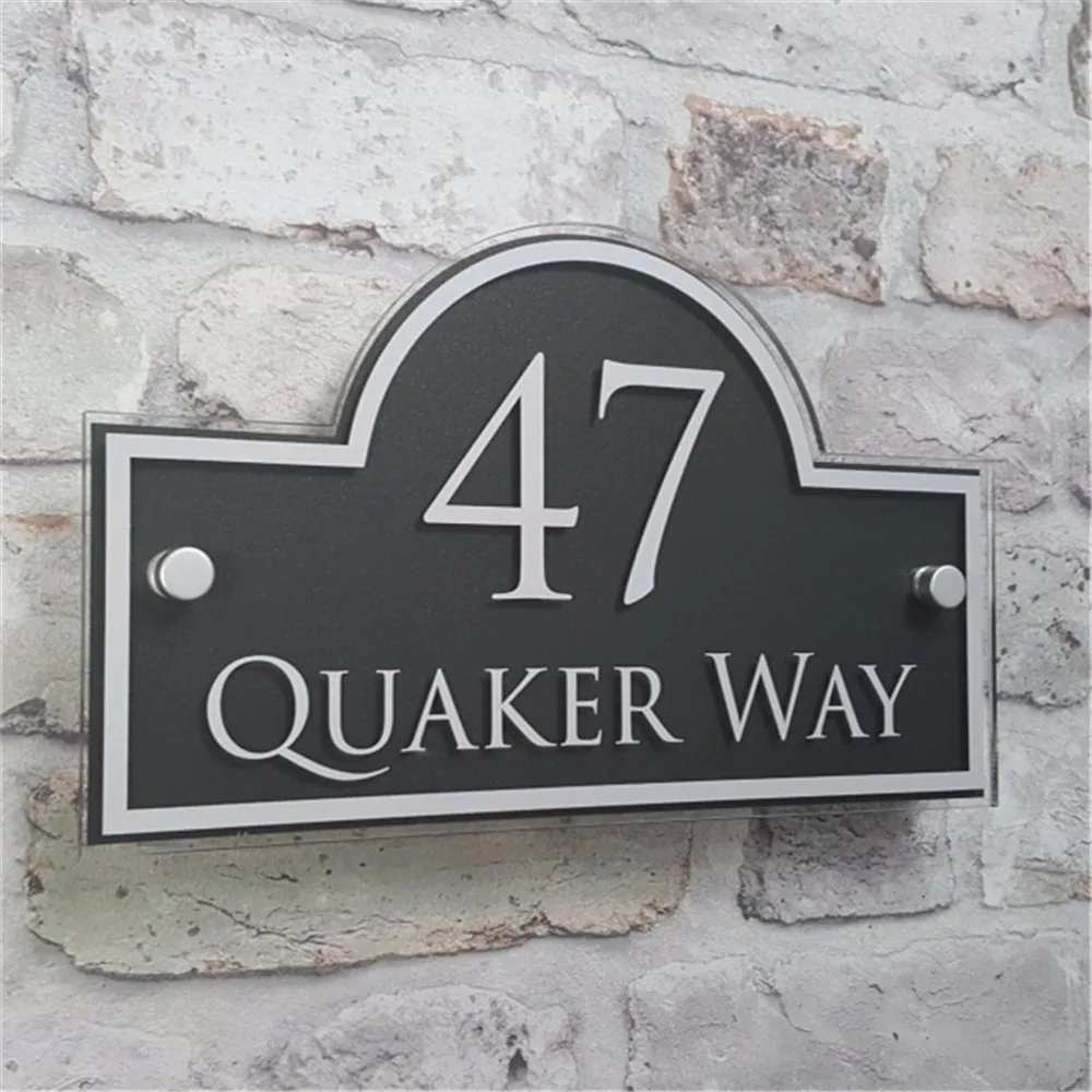 Customized-House-Number-Plate-Modern-House-Address-Door-Number-Door ...