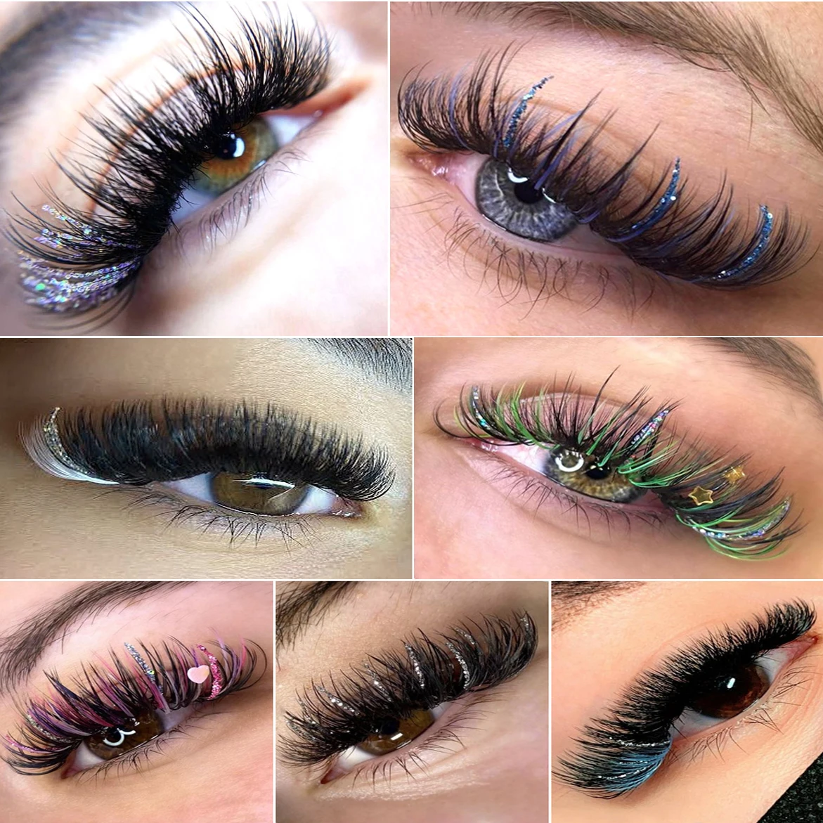 False Eyelashes Glitter