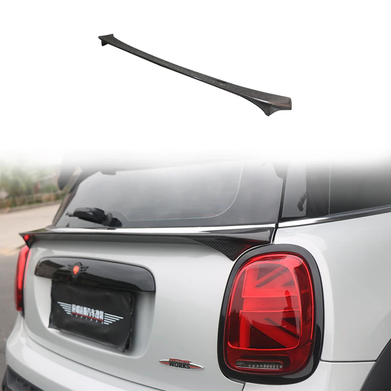 Carbon-Fiber-Rear-Center-Spoiler-For-MINI-Cooper-F56-2013-2024-Car ...