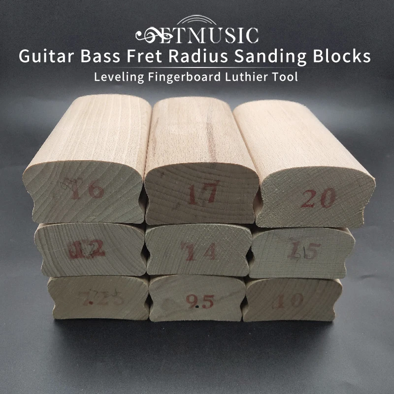 1pc-Radius-Sanding-Blocks-For-Guitar-Bass-Fret-Leveling-Fingerboard ...
